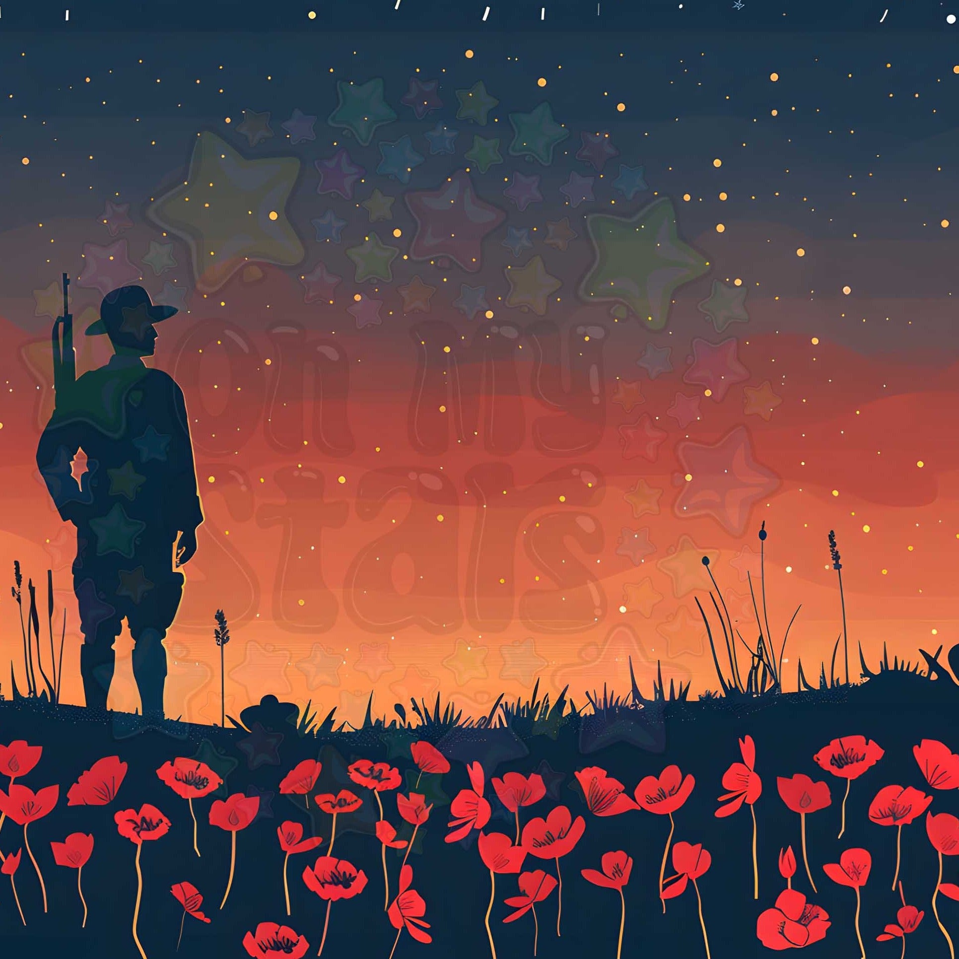 ANZAC Soldier Keeping Watch – Oh My Stars Craft Supplies