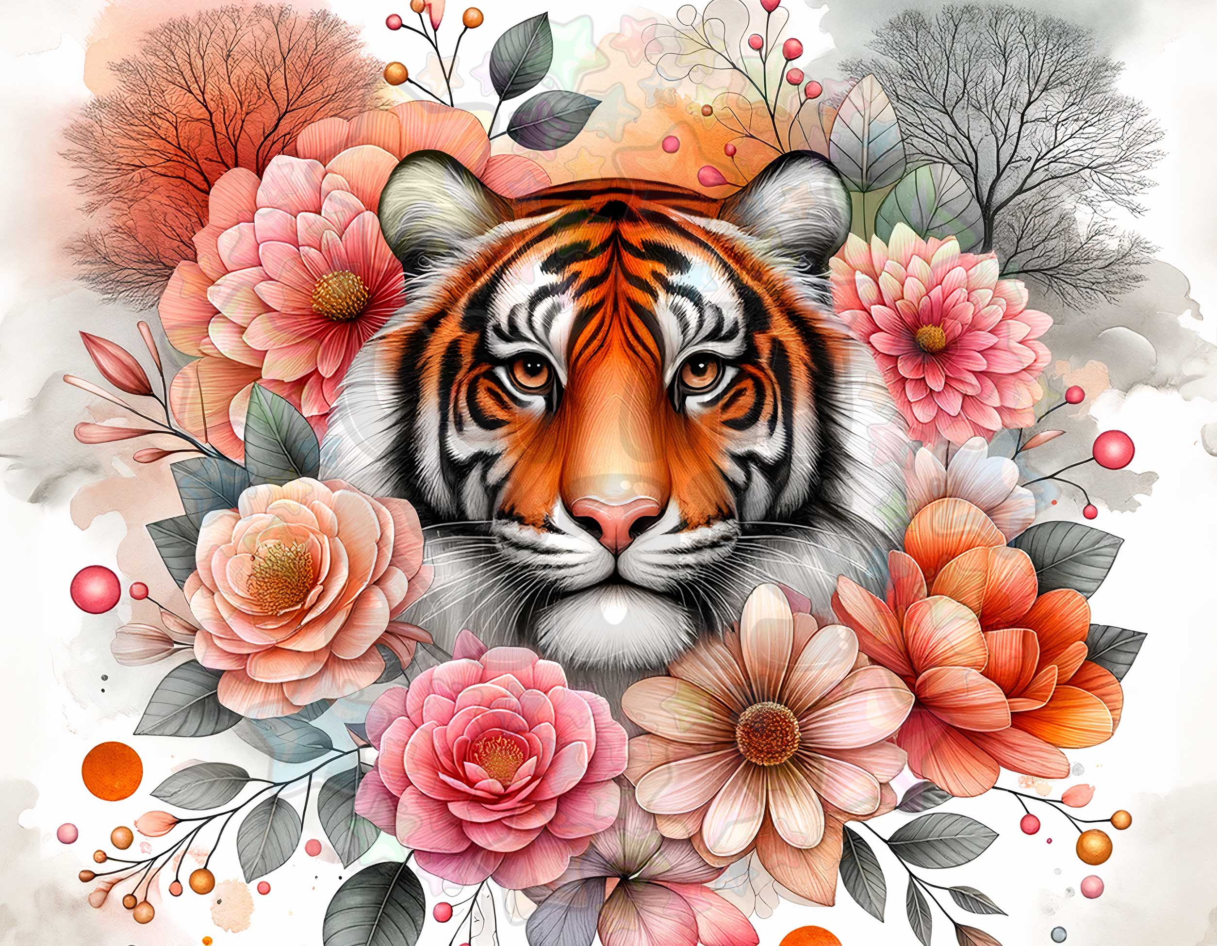 Peach Tiger – Oh My Stars Craft Supplies