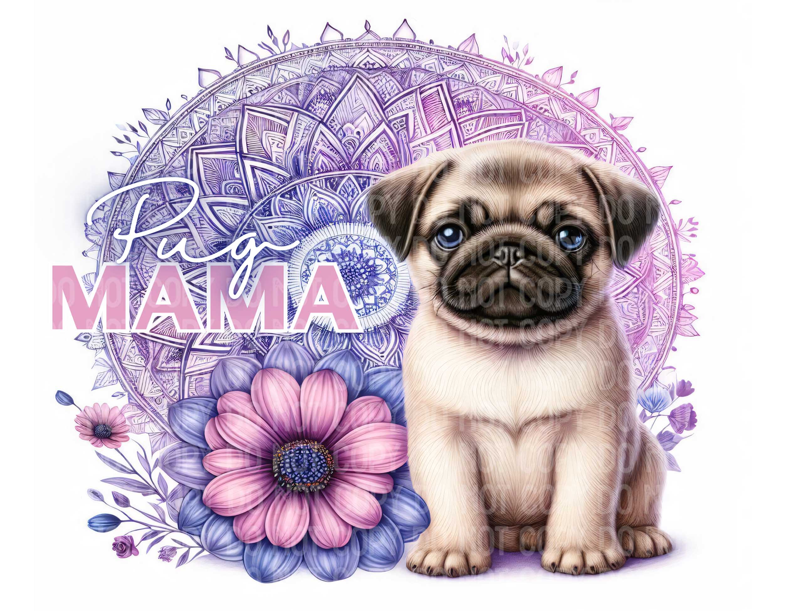 Pug Mum – Oh My Stars Craft Supplies