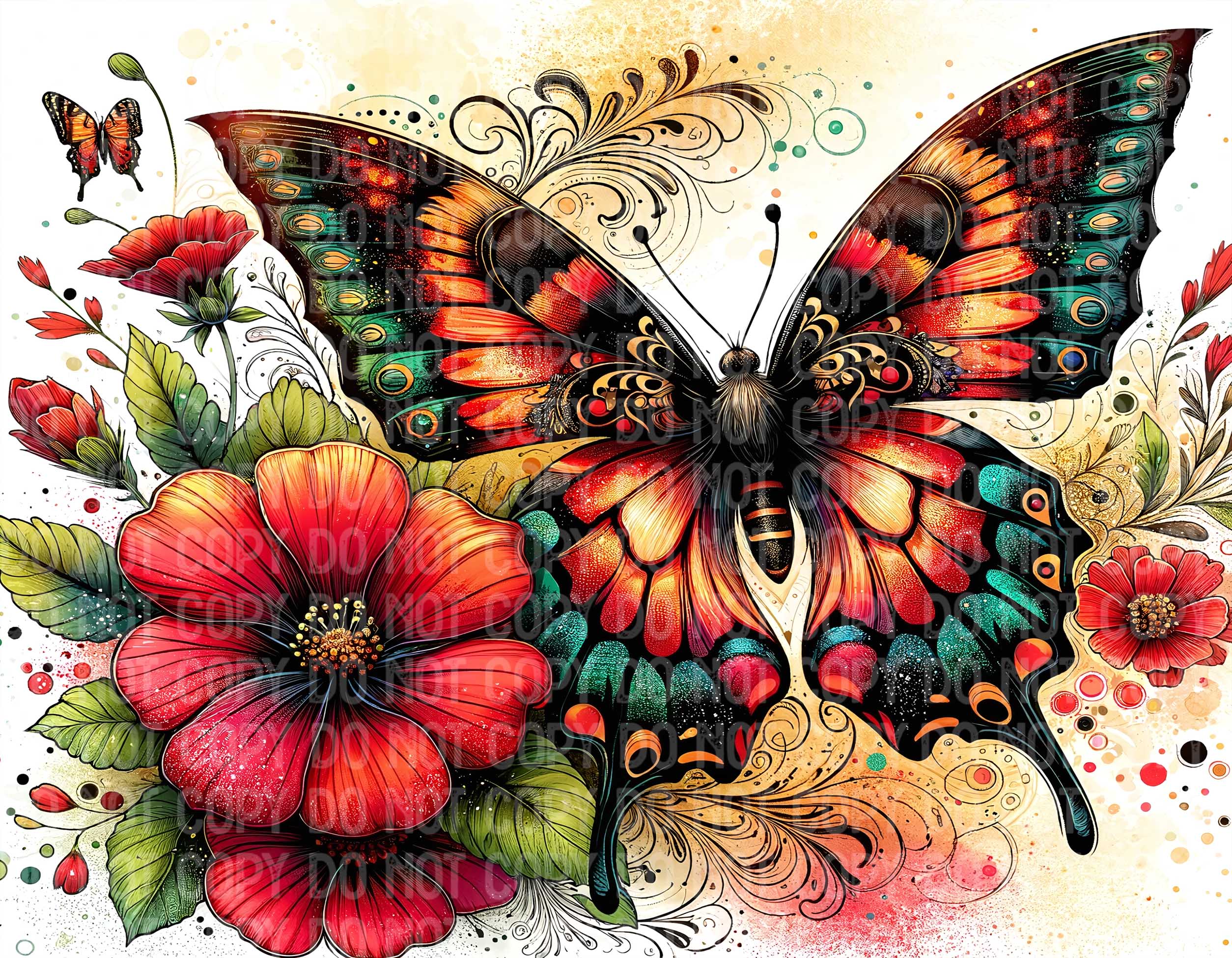 Poppy Butterfly – Oh My Stars Craft Supplies