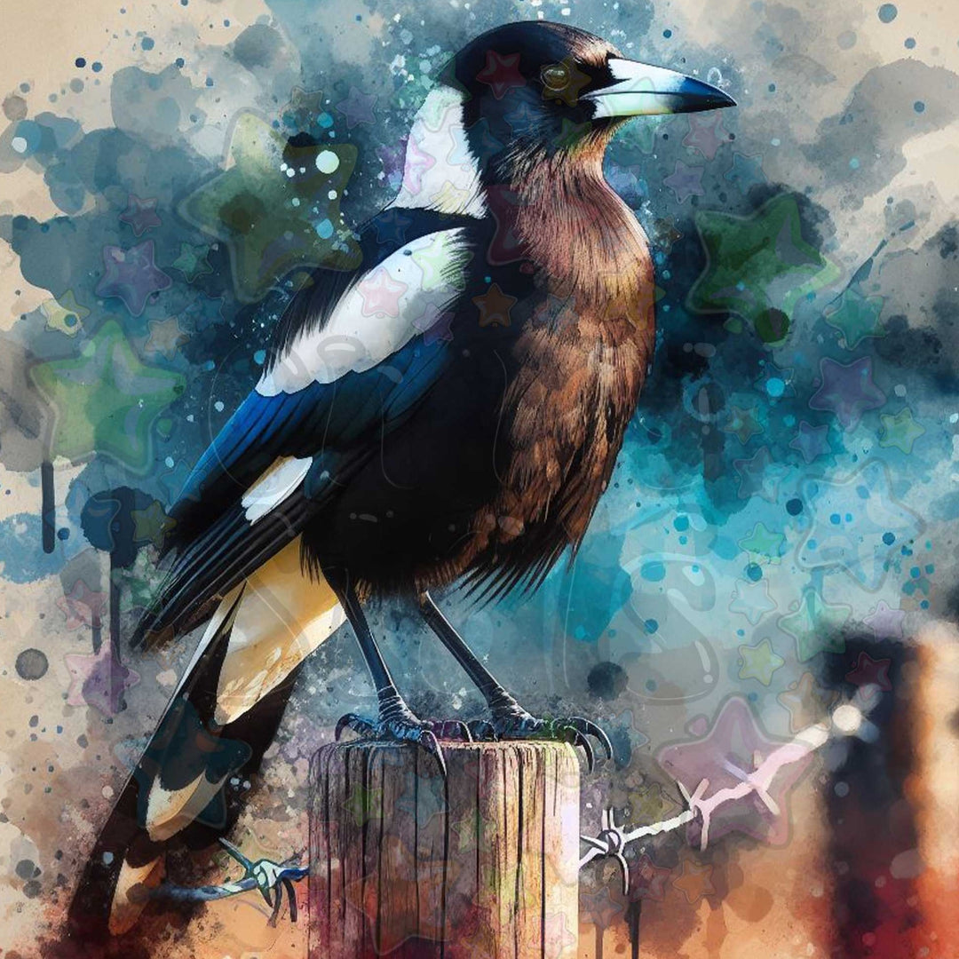 Magpie On A Fence – Oh My Stars Craft Supplies