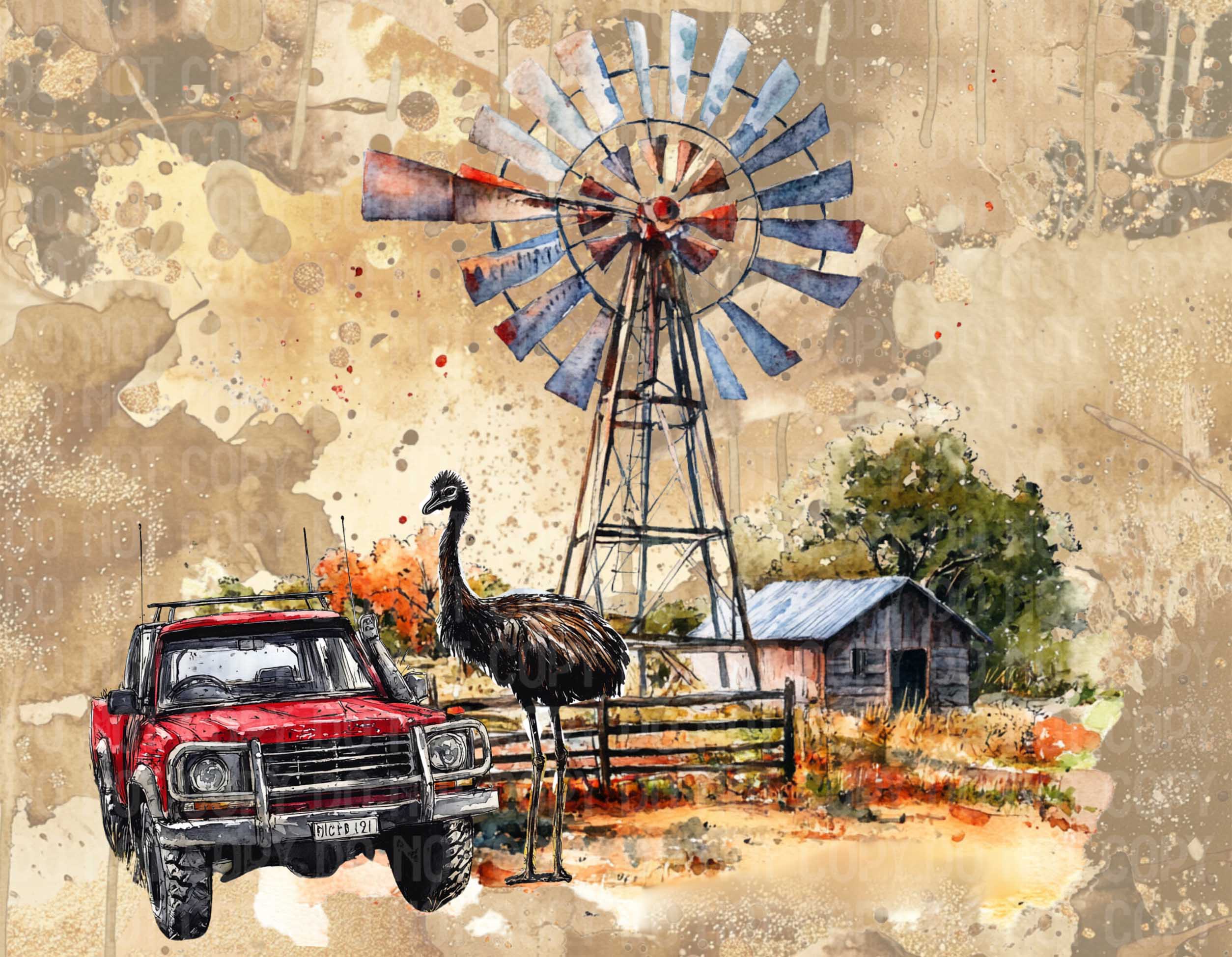Red Emu Farm – Oh My Stars Craft Supplies