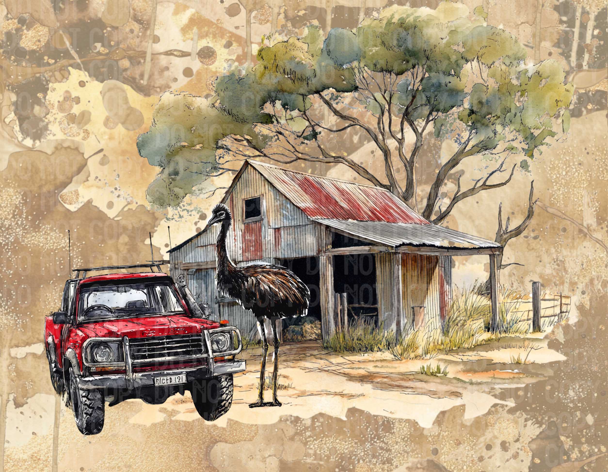 Red Emu – Oh My Stars Craft Supplies